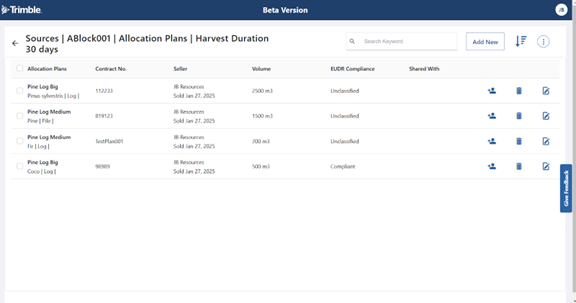 New CFX+ Feature this week! Allocation Plans - Trimble Forestry
